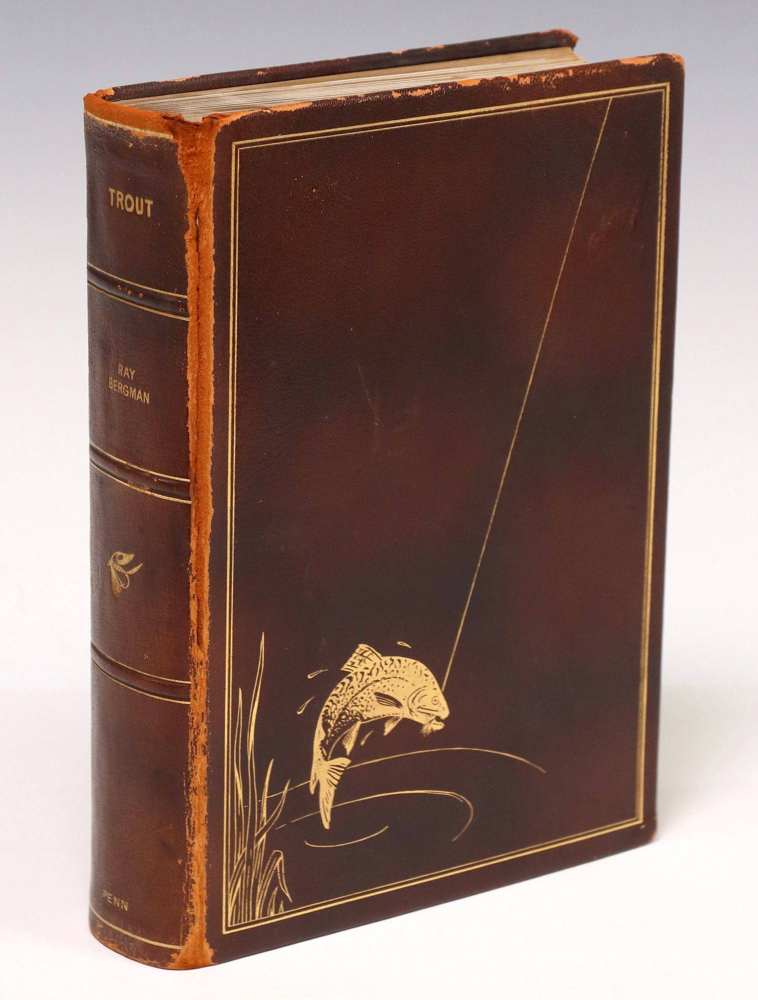 Book: 'trout' Ray Bergman Signed Limited First Edition Fly Tying Auction