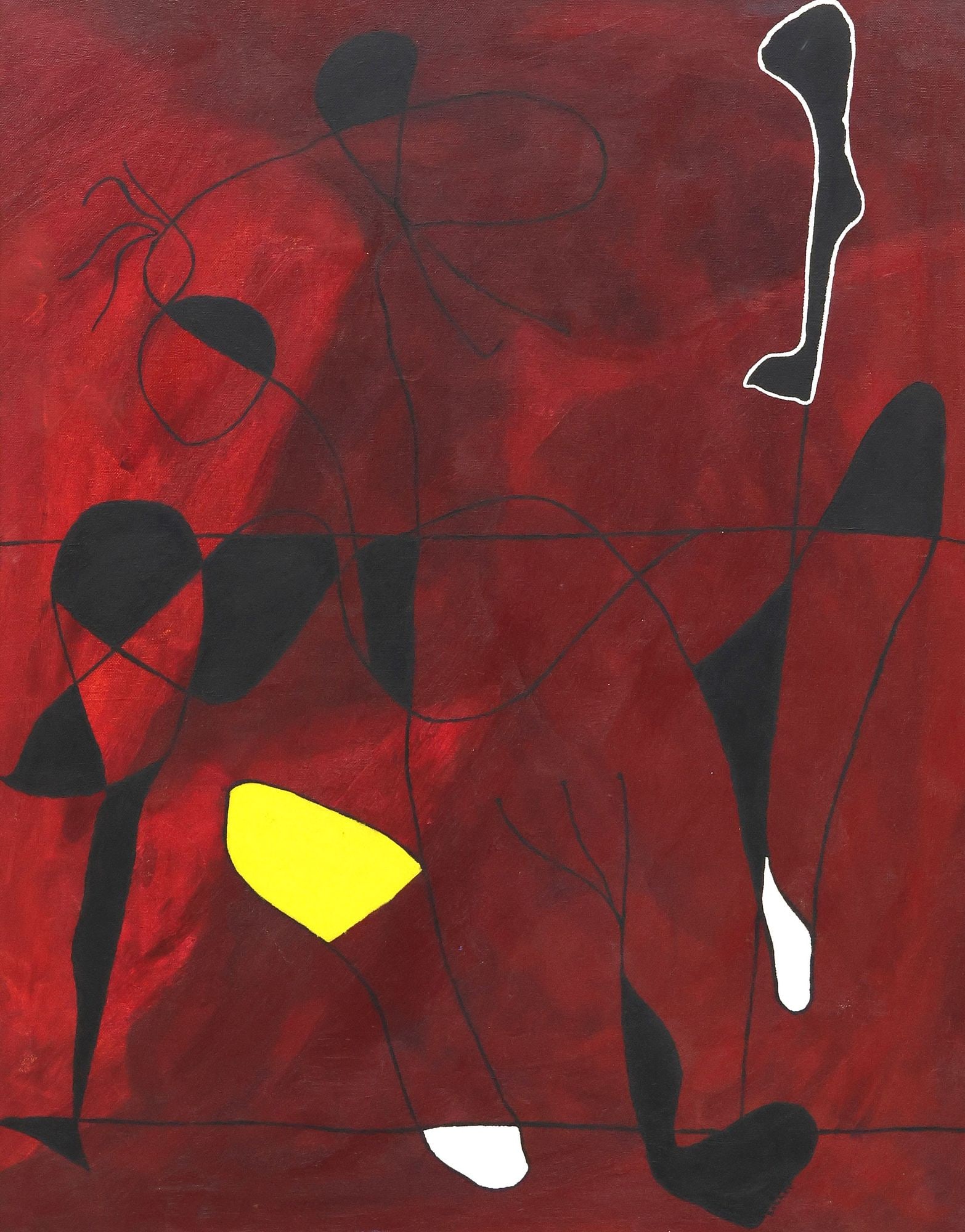 Jeff Barrett (20th C.) Contemporary Acrylic Painting Auction