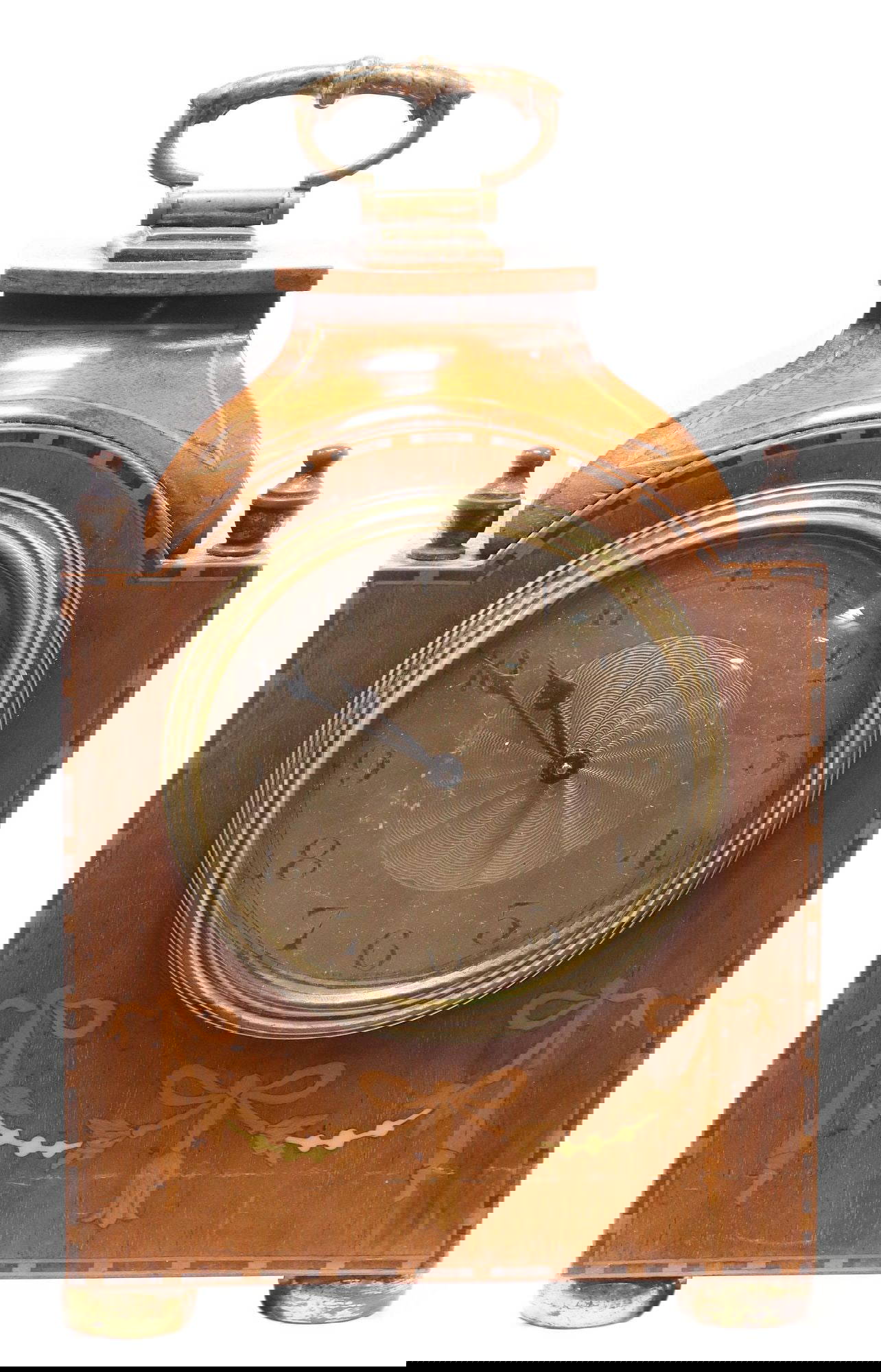 Edwardian Inlaid Mahogany Small Bracket Clock Auction