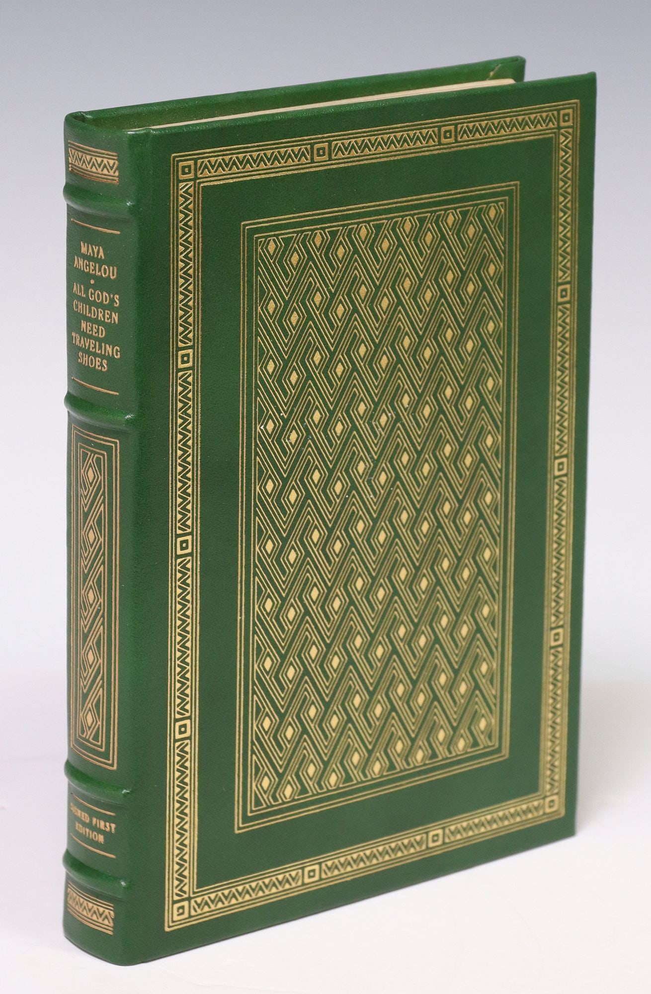 Book: Maya Angelou Franklin Library Signed First Edition Auction