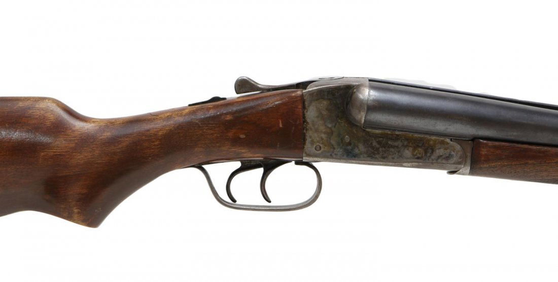 SPRINGFIELD STEVENS DOUBLE BARREL SHOTGUN,12 GAUGE