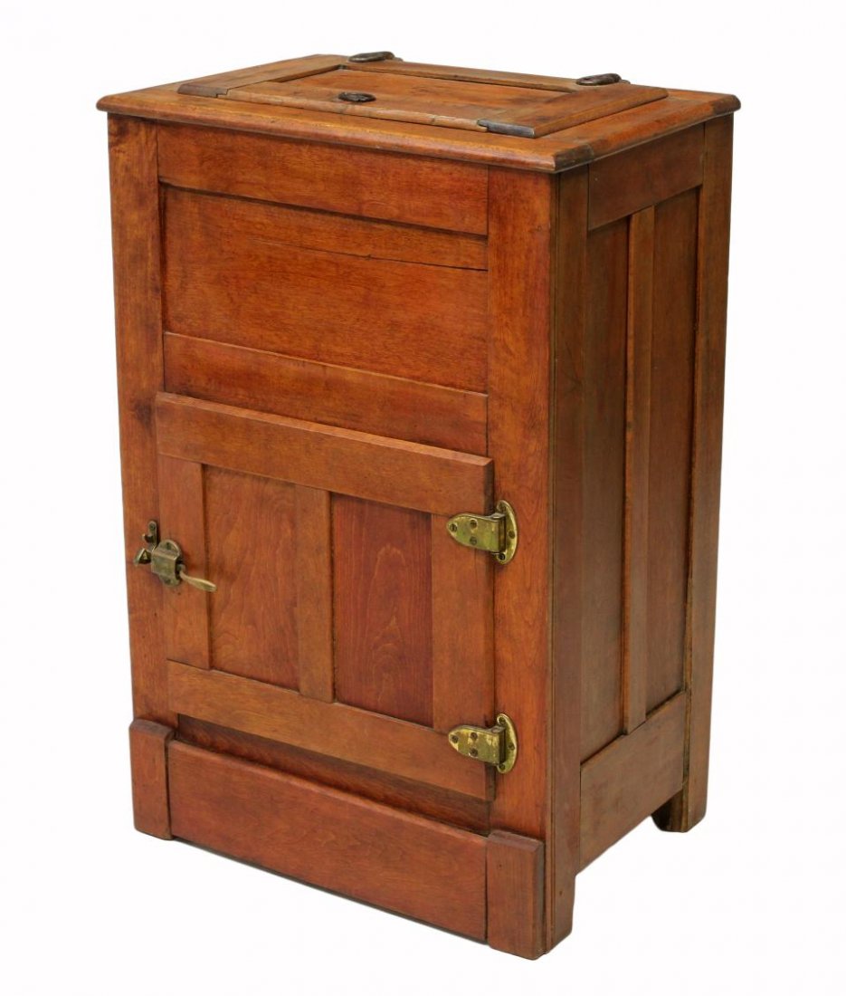 ANTIQUE WALLACE ICE BOX