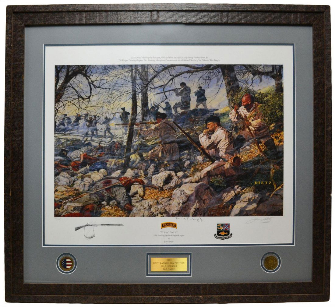 LIMITED LITHOGRAPH, JAMES DIETZ, BEST RANGER COINS