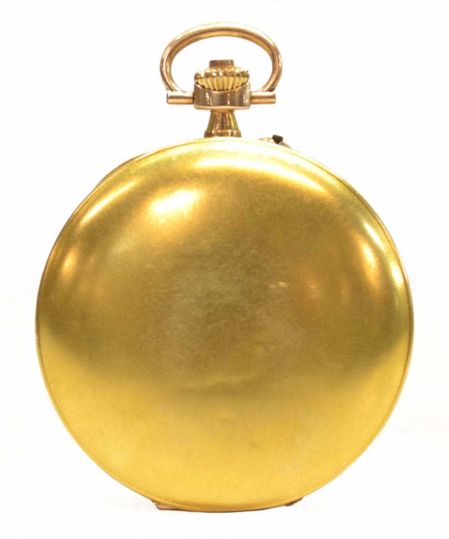 RUSSIAN-SWISS HY MOSER & CIE GOLD POCKET WATCH