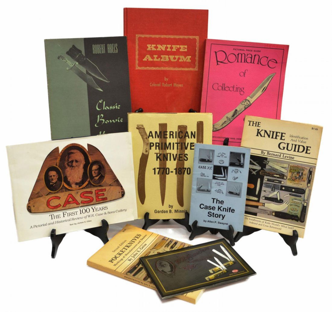 (9) POCKET KNIFE COLLECTOR BOOKS, CASE, BOWIE - May 25, 2013 | Austin ...