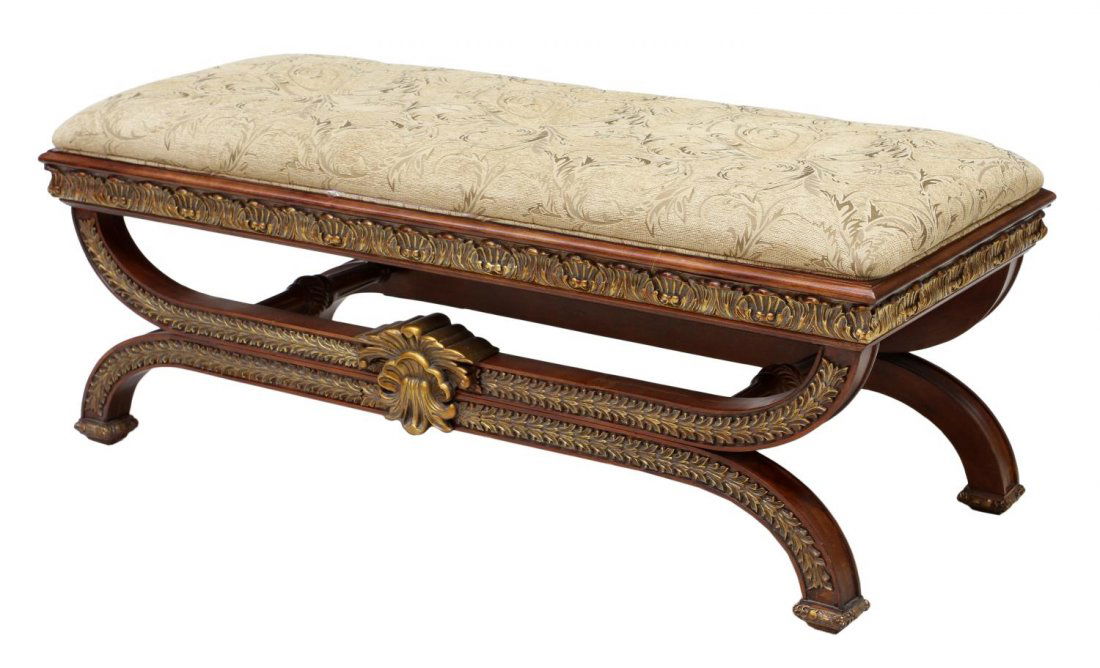 PULASKI FURNITURE CO "ROYALE BED BENCH" - Jul 13, 2013 | Austin Auction ...