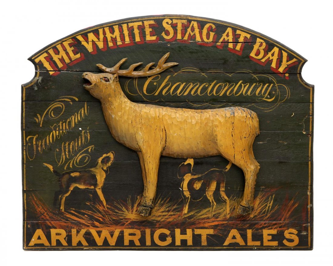 ENGLISH PUB SIGN, "THE WHITE STAG AT BAY" - Dec 07, 2013 | Austin ...