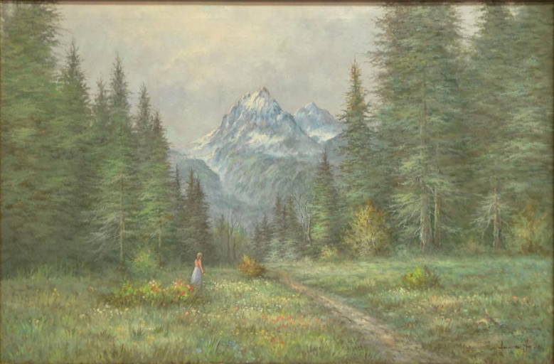 PAINTING, HYUN BO YOO (B. 1946), LANDSCAPE - Dec 07, 2013 | Austin ...