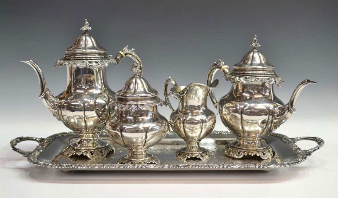 (5)WALLACE 'GRAND BAROQUE' STERLING TEA/COFFEE SET - Jan 11, 2014 ...