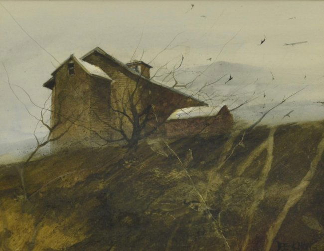 (3) WATERCOLOR PAINTINGS, DEE KNOTT (1943-2013) : Lot 575