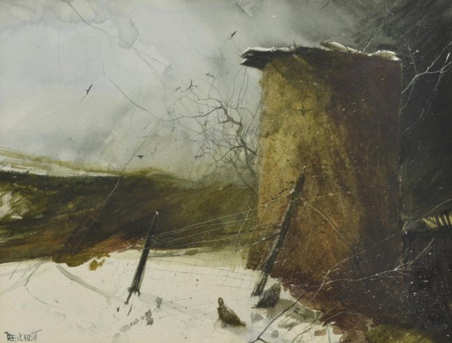 (3) WATERCOLOR PAINTINGS, DEE KNOTT (1943-2013) : Lot 575