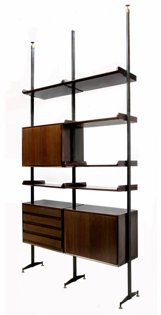 ITALIAN VITTORIO DASSI DESIGN STANDING BOOKCASE