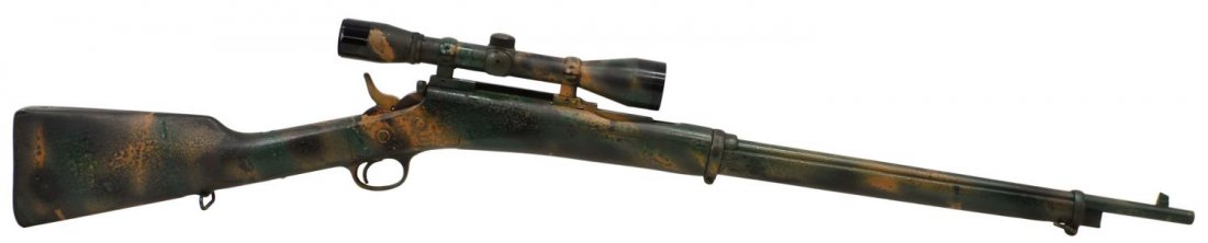 REMINGTON ROLLING BLOCK RIFLE & SCOPE