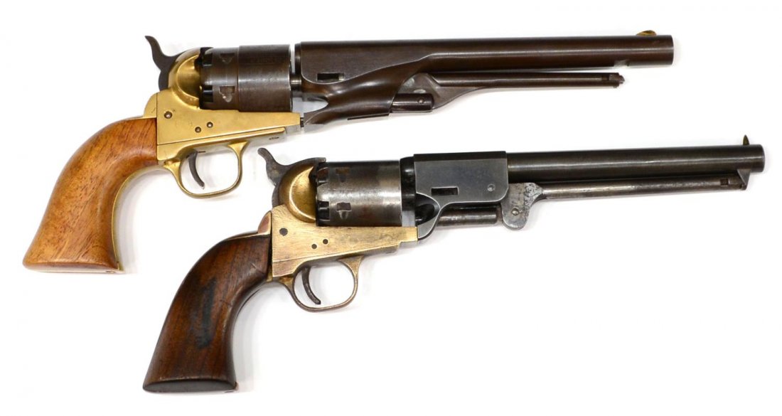 (2) BLACK POWDER REPRODUCTION COLT DRAGOONS