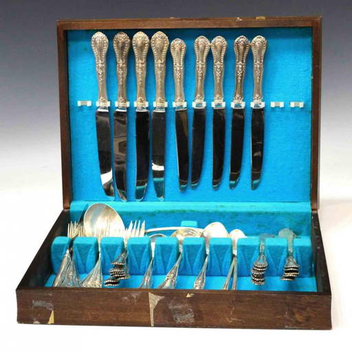(53) Pesa Mexico Sterling Silver Flatware Service
