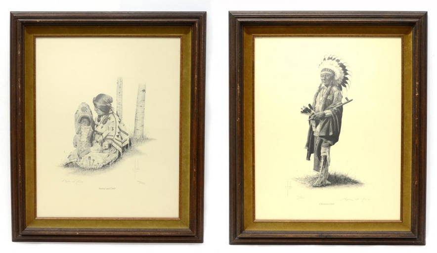 Steve Forbis (texas, B. 1950), American Indians