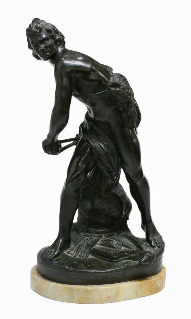 Italian Galleria Romanelli Firenze Bronze Statue