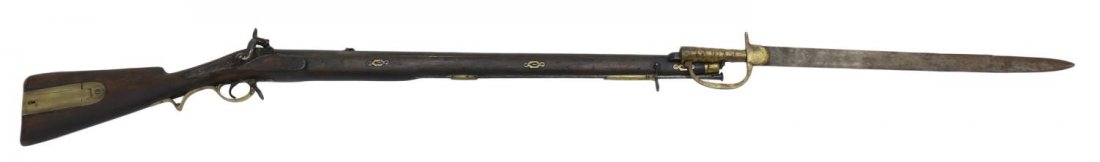 BRUNSWICK NEPAL PERCUSSION RIFLE & BAYONET - Apr 25, 2015 | Austin ...