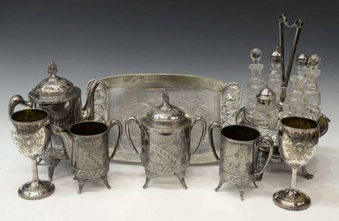 Parker, Casper & Co. Silver Plate Chalices,