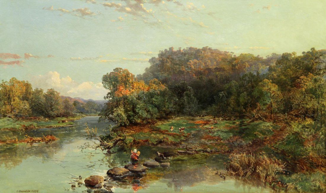 Charles Brooke Branwhite (1851 1929) Painting