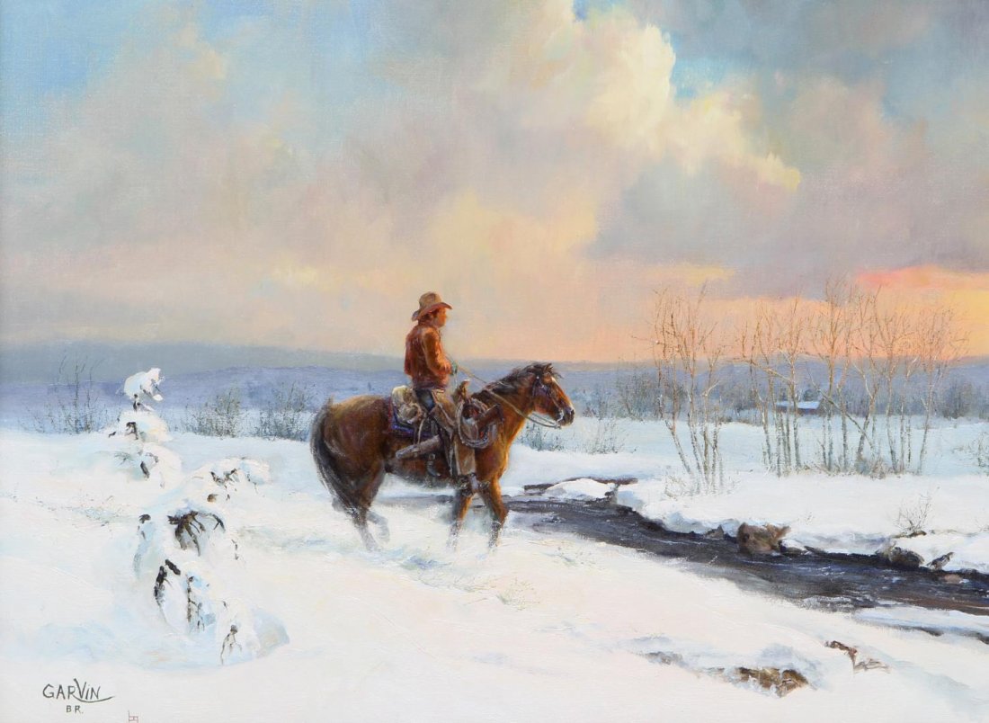 BARBARA RUTH GARVIN (b. 1936), WESTERN PAINTING