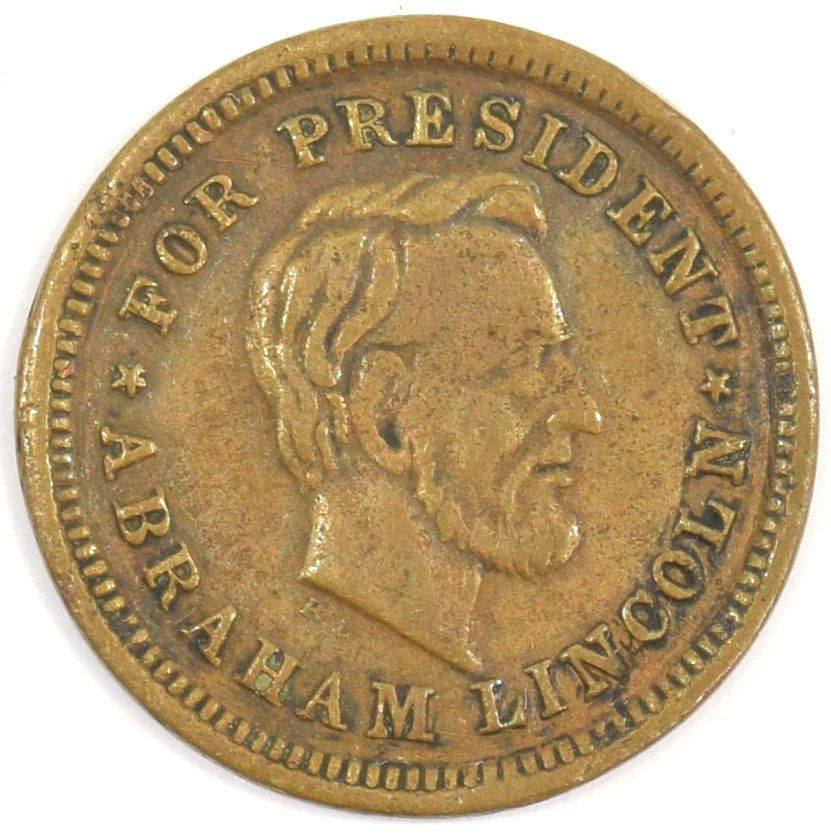 1864 ABRAHAM LINCOLN FOR PRESIDENT TOKEN - Jan 09, 2016 | Austin ...