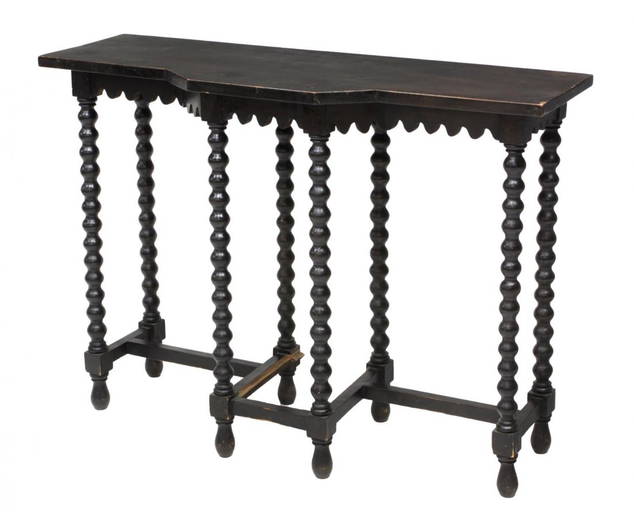 Spanish Spool Leg Console Table