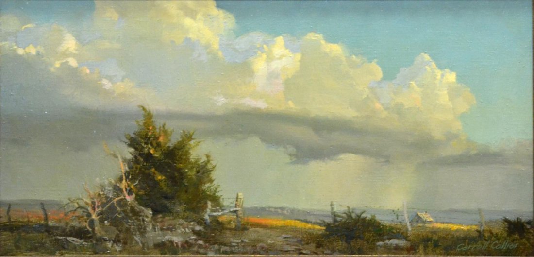 CARROLL COLLIER (TEXAS B. 1923) OIL PAINTING