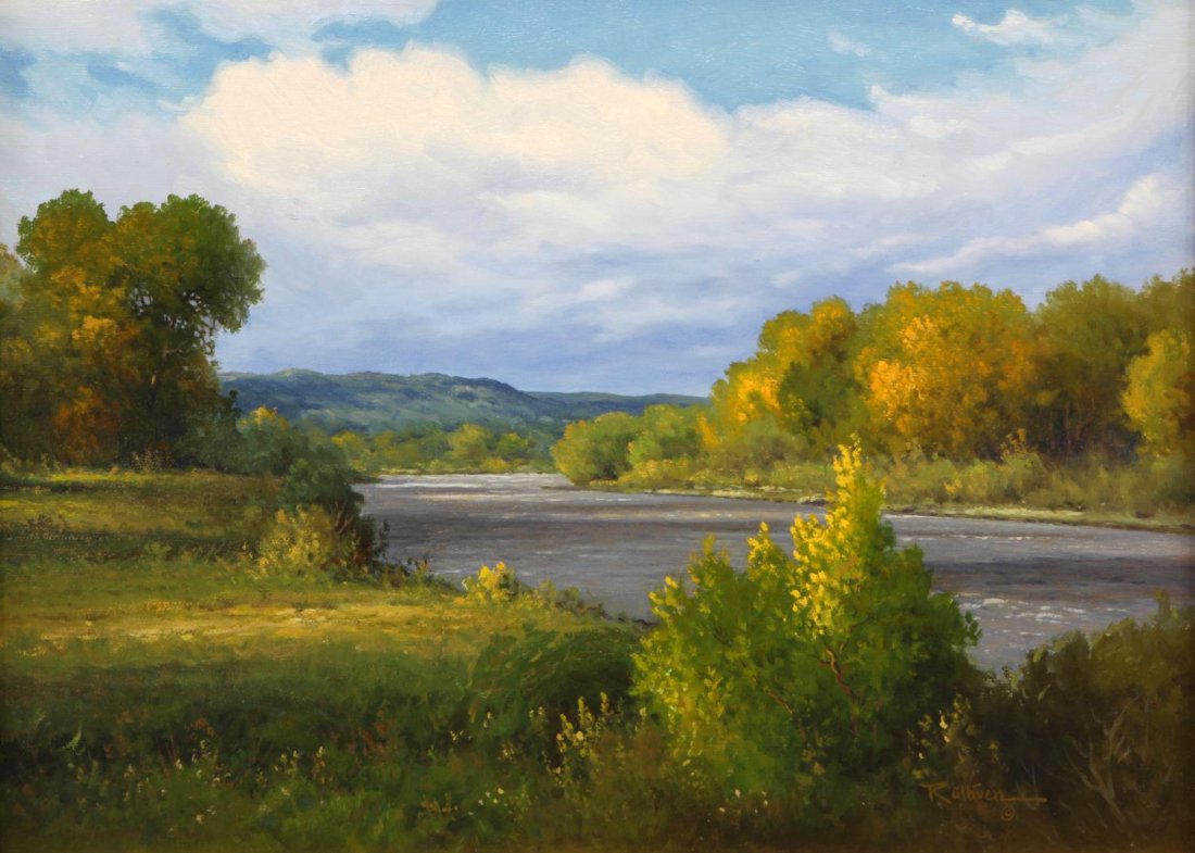 JERRY RUTHVEN (TEXAS B. 1947), RIO EMBUDO PAINTING