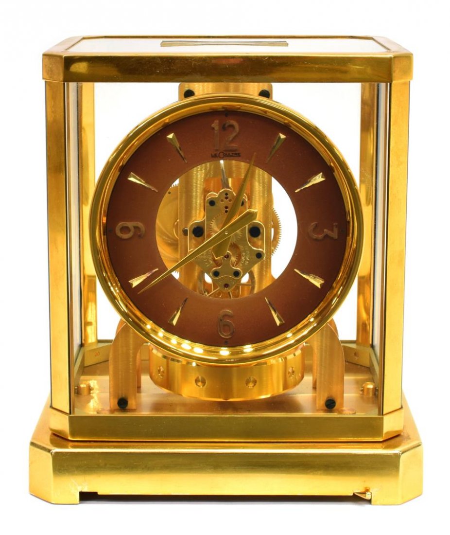 LE COULTRE ATMOS CLOCK, MODEL 519, MFG 1940-1950'S