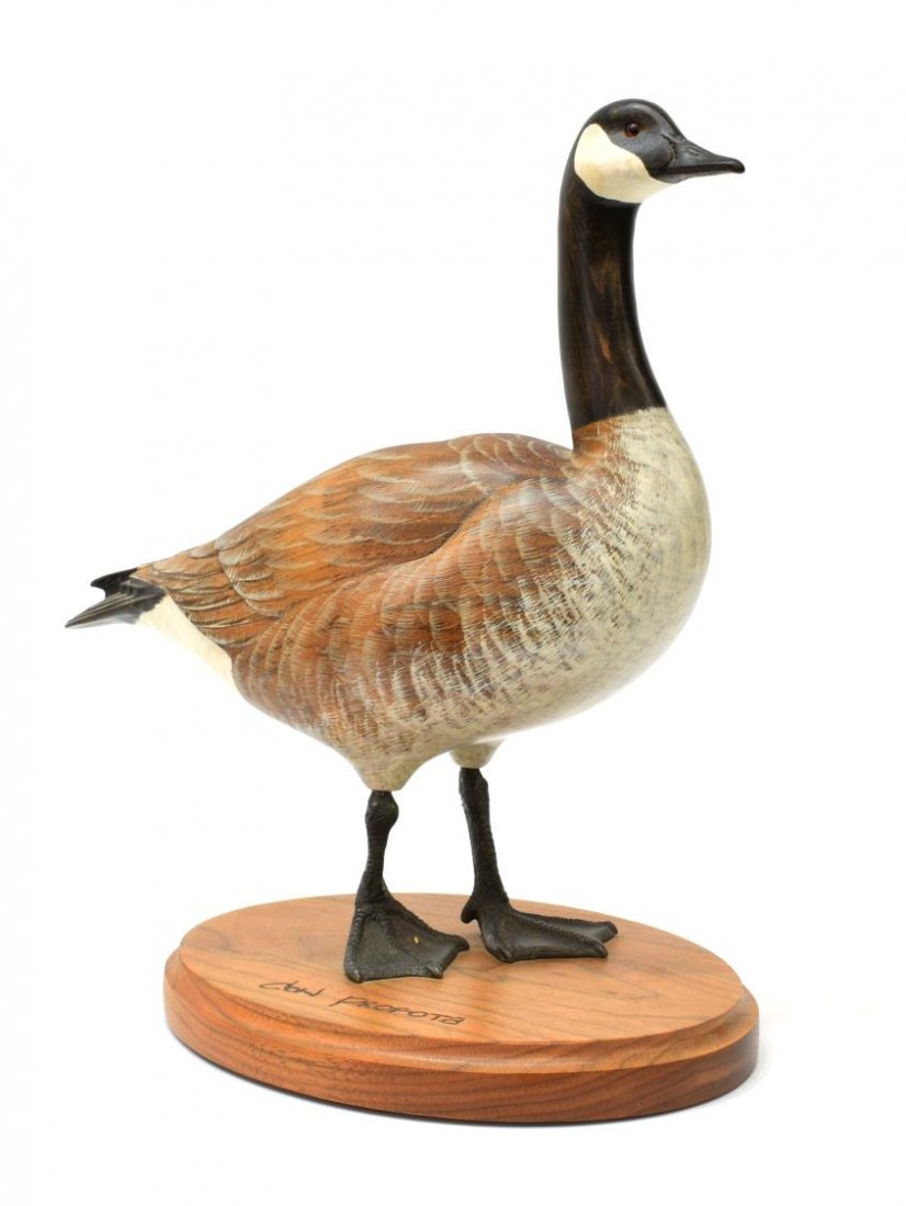 Don Profota, Carved & Painted Wood Goose