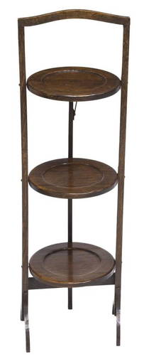 English Oak Three Tier Pie Stand