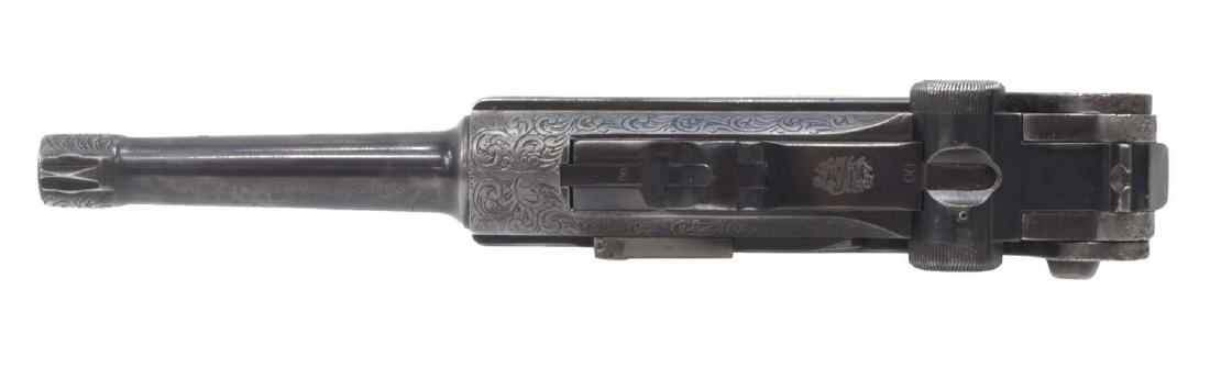 GERMAN LUGER, 3 DIGIT SERIAL, IVORY & ENGRAVING
