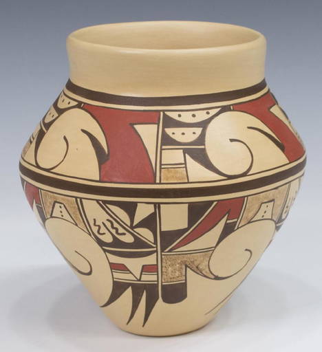 Hopi Jofern Silas Puffer Pottery Vase Jar