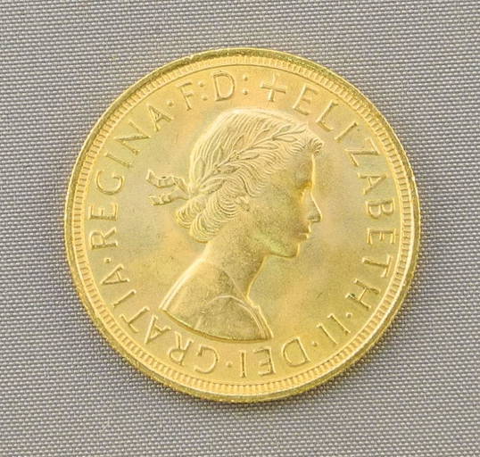 1957 Gold Sovereign.