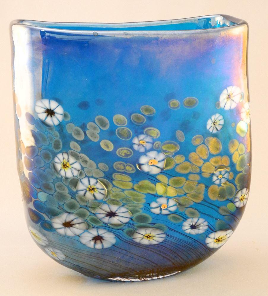 Robert Held Art Glass Vase, 8 1/4" High.