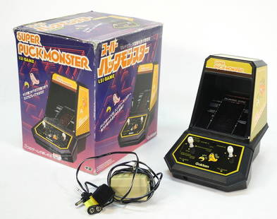 Vintage Japanese "super Puck Monster" Game In Original