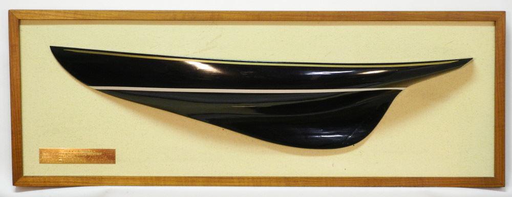 Ken Lockley Half Hull Model "stormy Weather" Designed