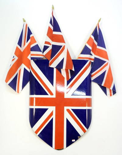 1939 Royal Visit Porcelain Enamel Union Jack Shield. - May 10, 2022 ...