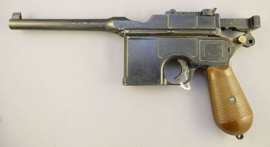 Replica Pistol: Mauser C96, 12" Length.