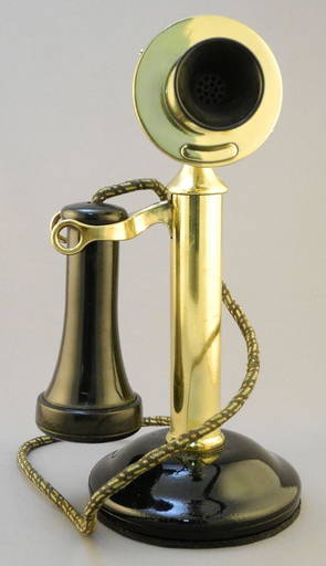 Western Electric "candlestick" Phone Patented In 1915, 11 3/4" High.