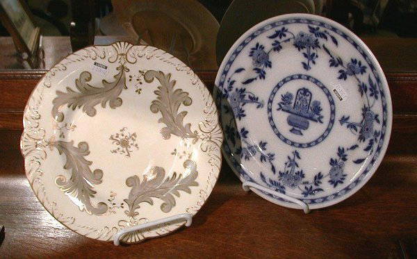 Minton Delft Patterned Plate And A Rockin