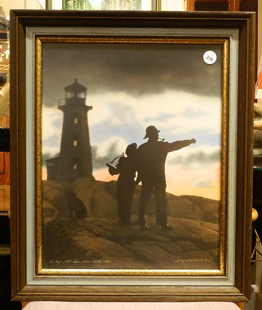 National Art W.r. Macaskill Photograph, 19 3/8" X 15 1/4", "a Sign Of ...