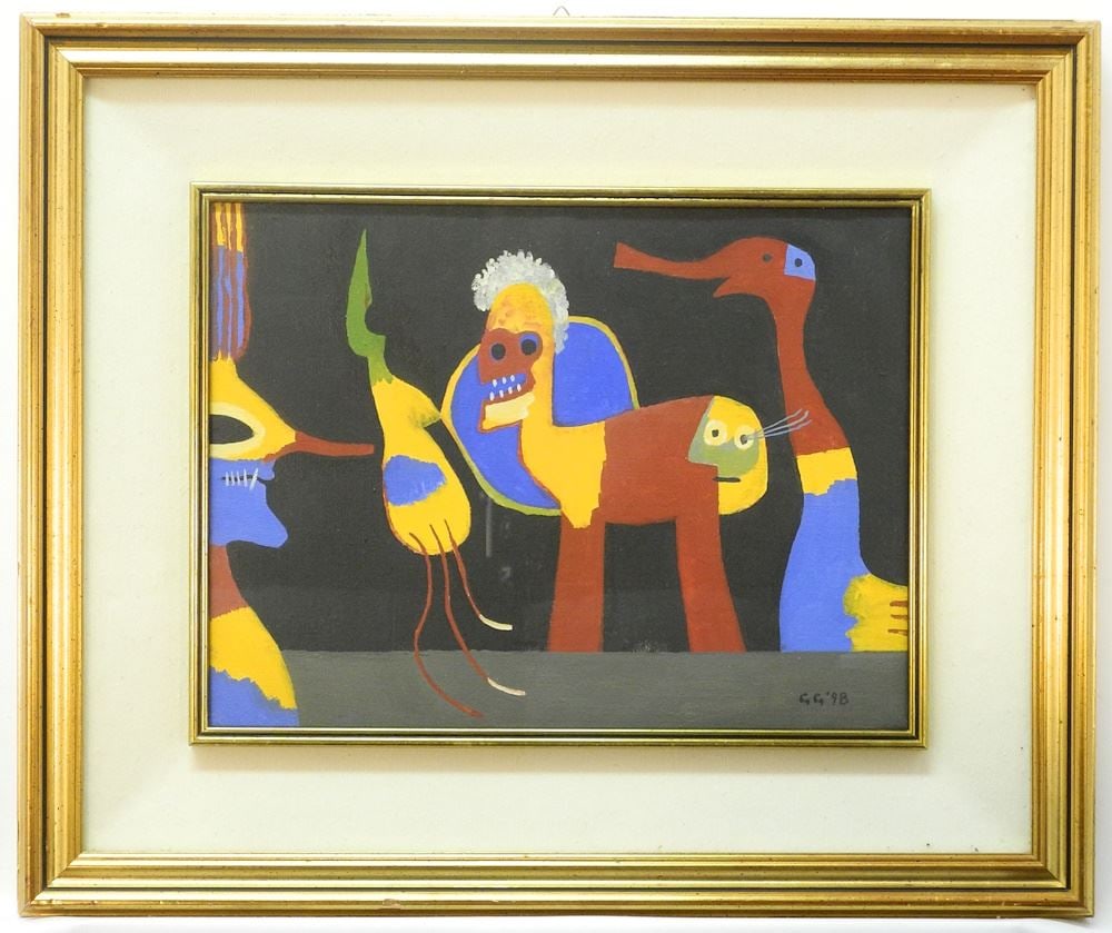 Oil On Canvas Signed Gg (george Gordienko), 12" X 16", "pain, Pride And ...
