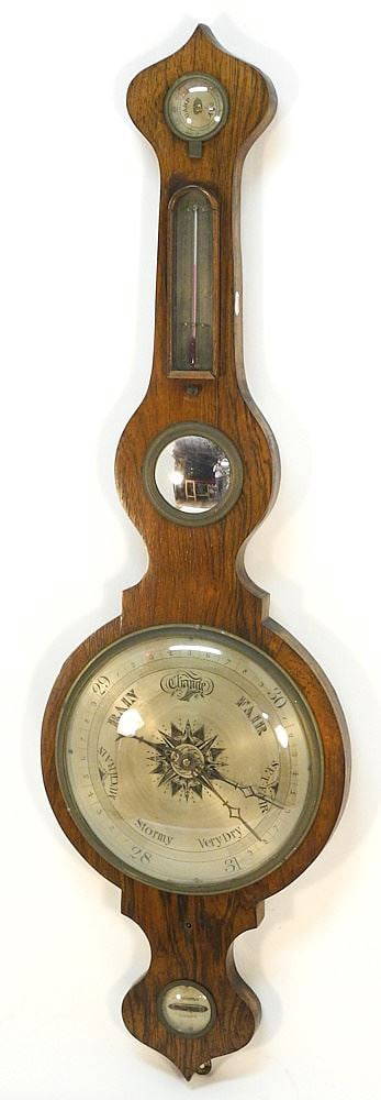 Early 19th Century Banjo Barometer, 40 1/2". Auction