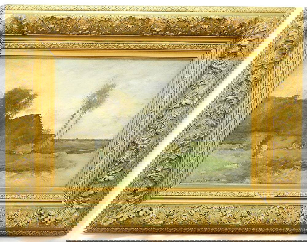 Watercolour Signed J.h. (johan Hendrik) Weissenbruch, 14 X 21 1/2 ...