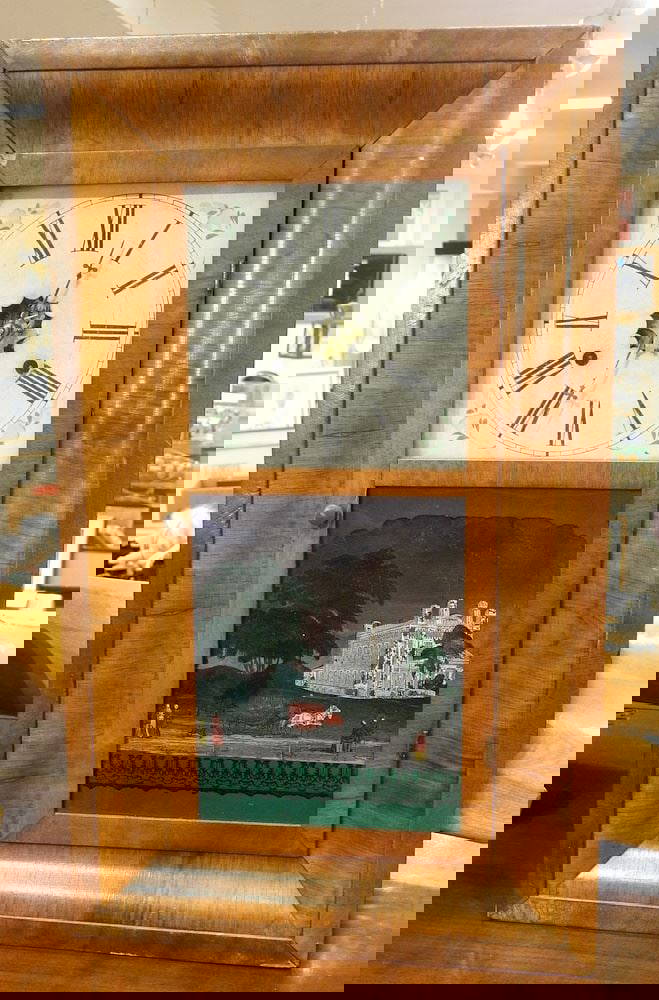 Jerome & Co. New Haven Conn. Wall Clock, 25 3/4" X 15 1/4" X 4". Auction