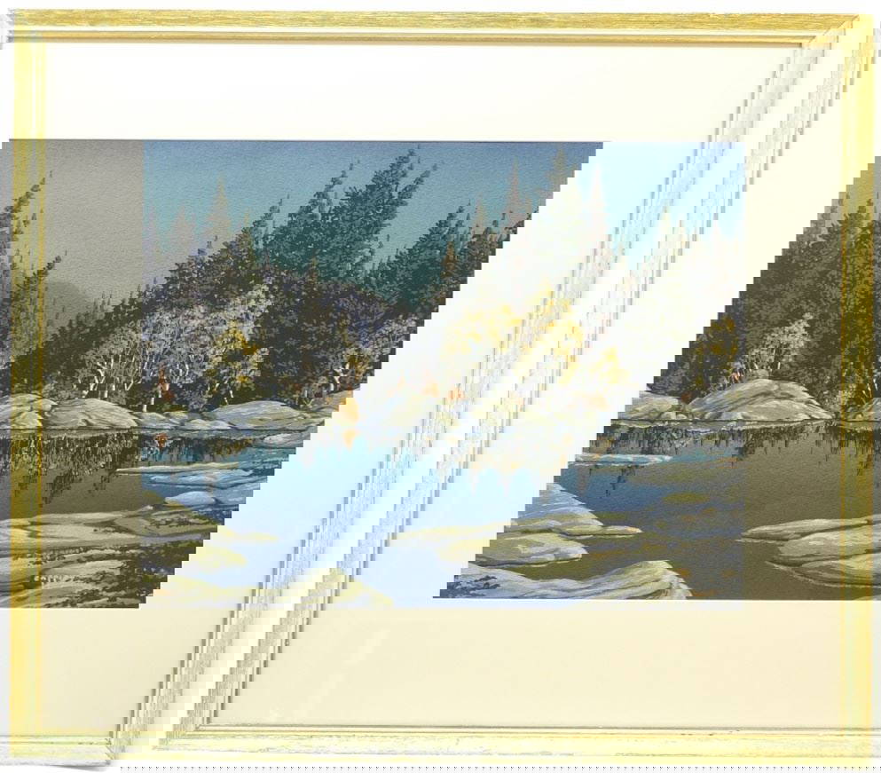 Watercolour & Gouache Signed (george) Cassidy, 17 1/4" X 22 1/8 ...