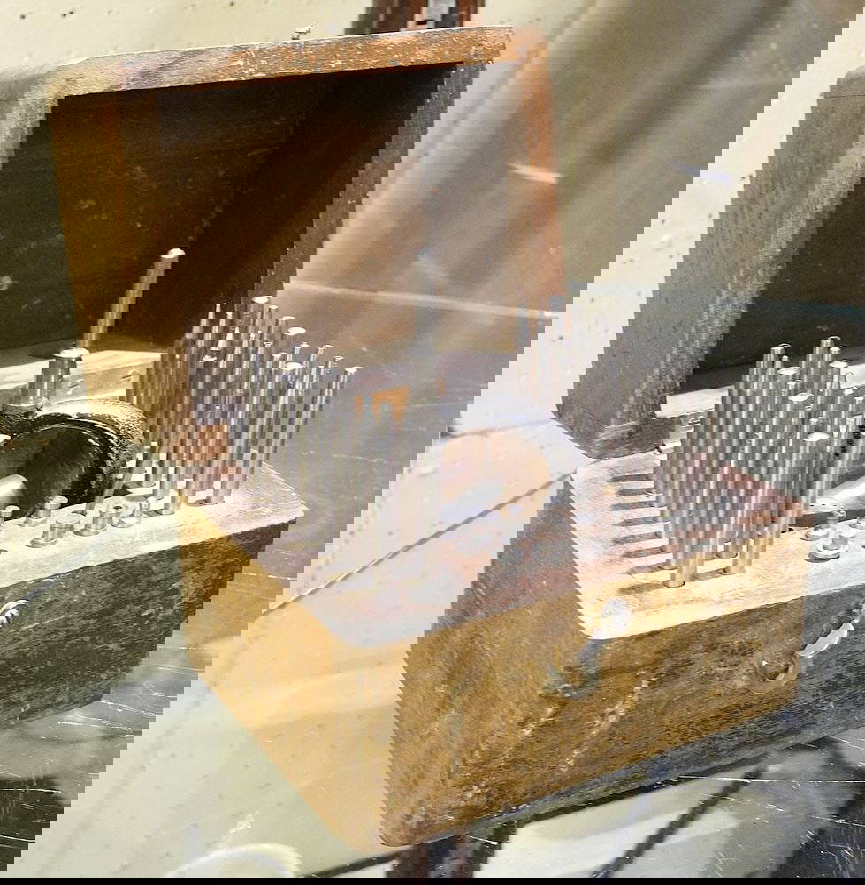 Jewellers Staking Set With Box, 5" X 5 1/4" X 4 1/4". Auction