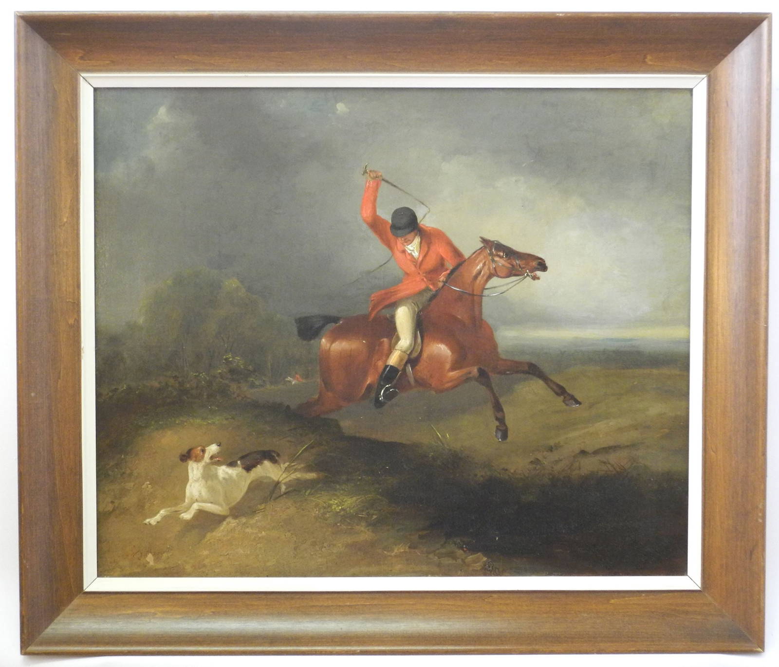 Oil On Canvas Signed W.j. (william Joseph) Shayer, 17" X 20 5/8 ...